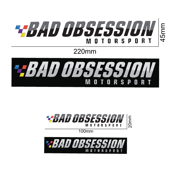Sticker Pack - Bad Obsession Motorsport