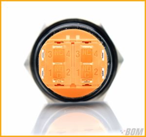 BOM 22mm Backlit Automotive Switch