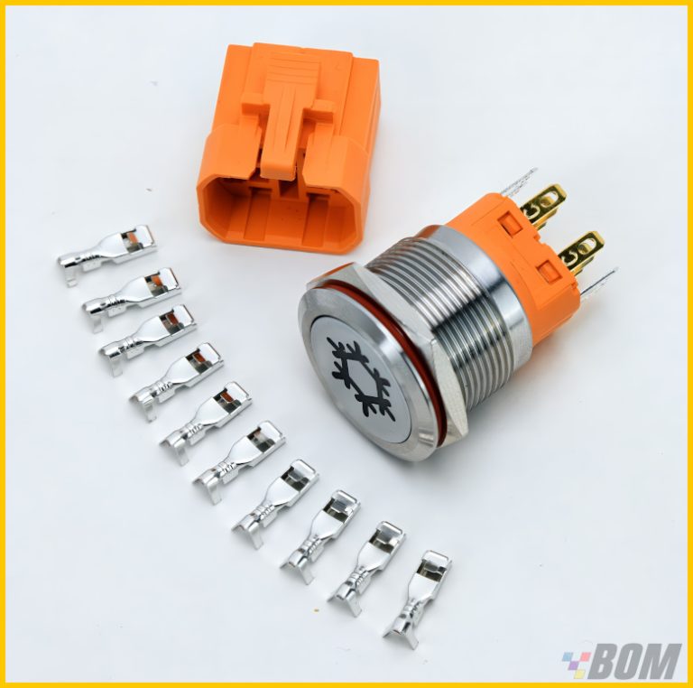 BOM 22mm Backlit Automotive Switch